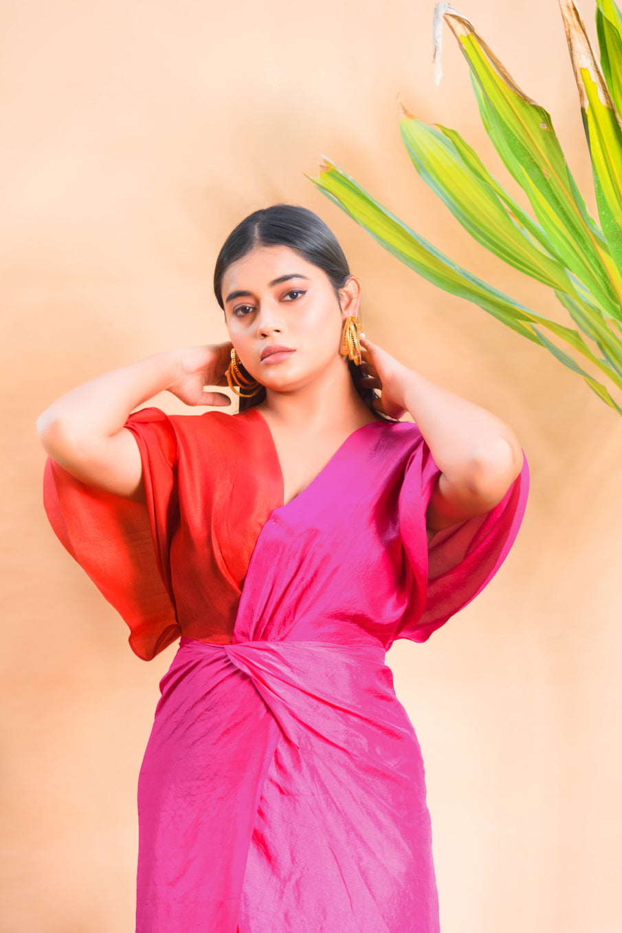 3 Color Eclectic Dress – divyajainstudio